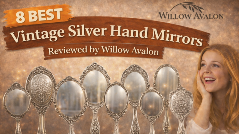 8 Best Vintage Silver Hand Mirrors | Reviewed by Willow Avalon | Willow ...