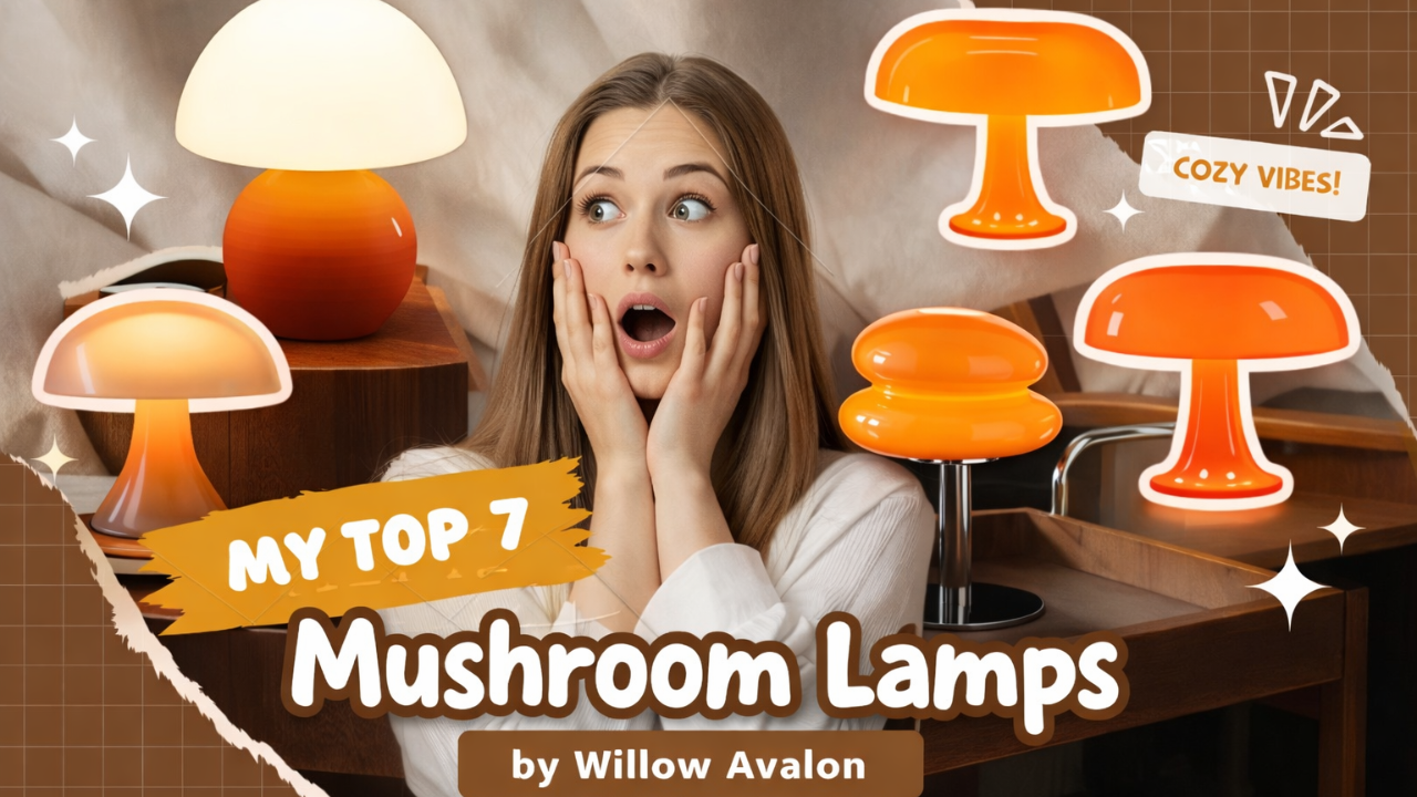 Top 7 Mushroom Lamps for Cottagecore, Retro & Minimalist Interiors ...
